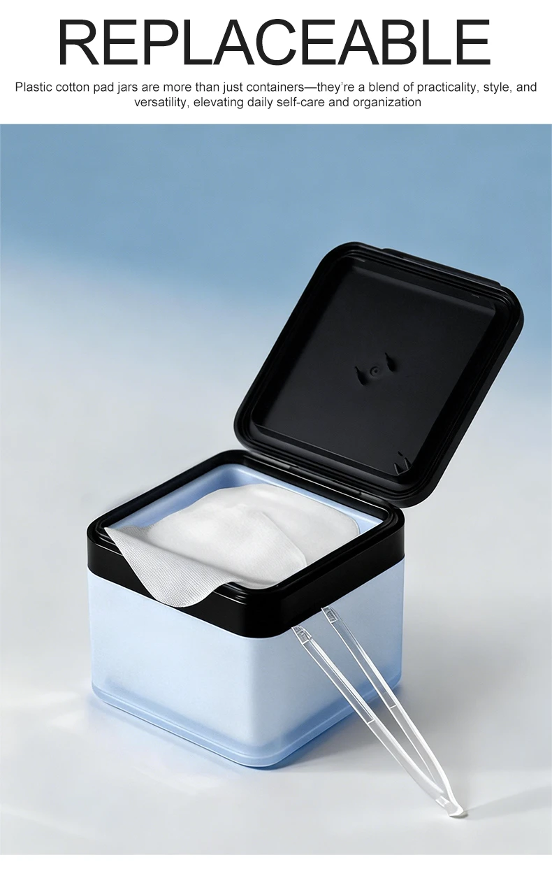 Plastic Cotton Pads Jar KJ3035 - Ningbo Kinpack Commodity Co.,Ltd ...